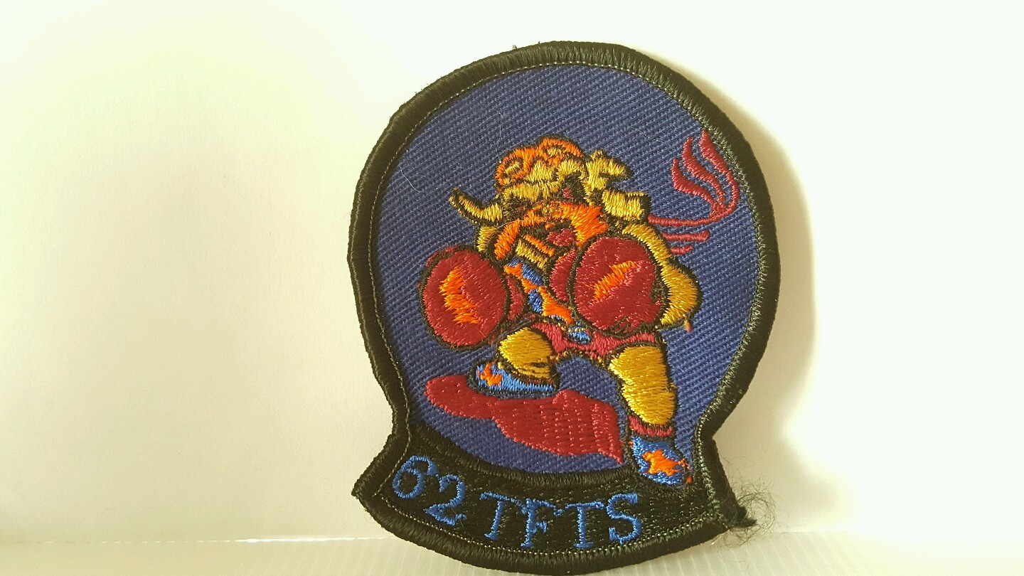 62nd Tactical Fighter Training Squadron Patch McDill AFB Florida 3 1/2 x 3 ver1 | eBay