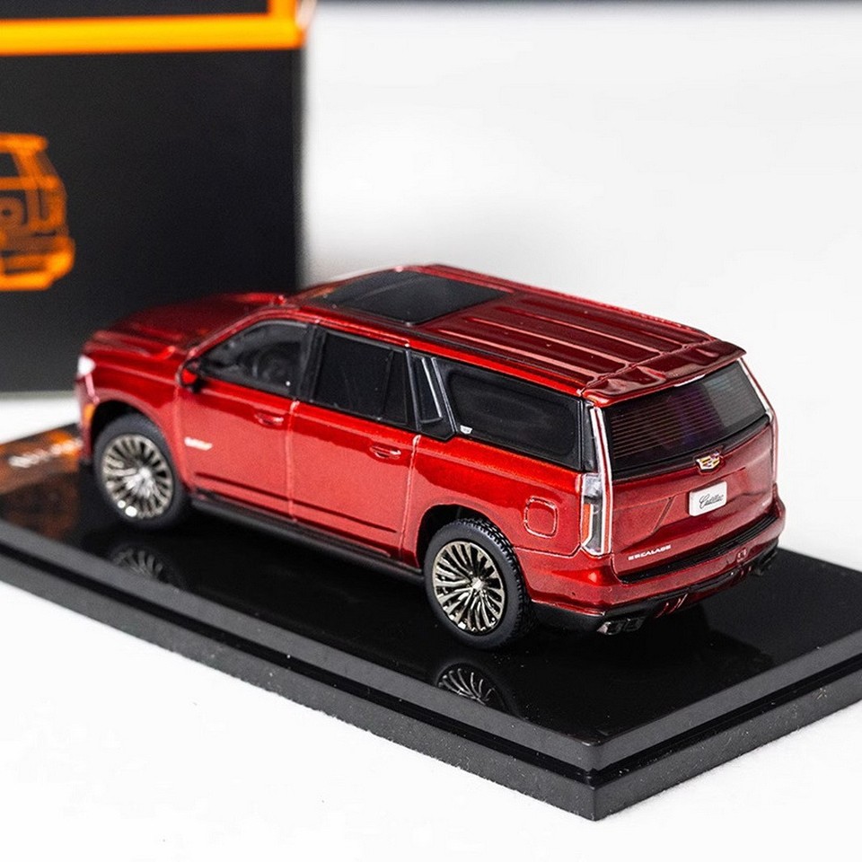 SHADOW PRO 1/64 Scale Cadillac Escalade ESV Red Diecast Car Toy Model ...