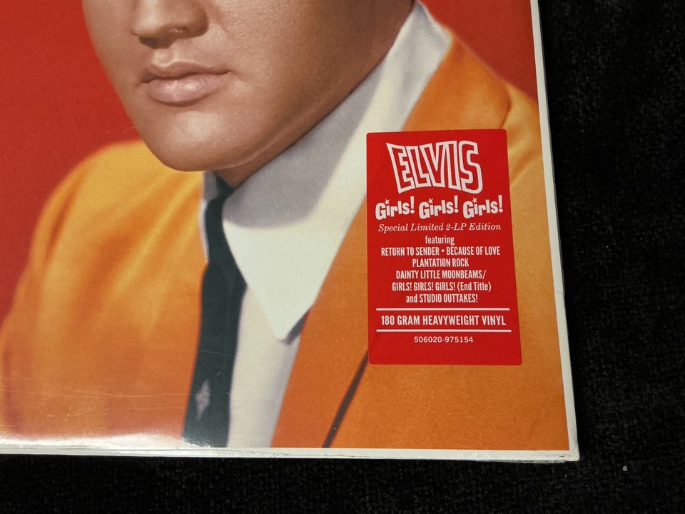 ELVIS PRESLEY 2LP FTD VINYL GIRLS! GIRLS! GIRLS! FACTORY SEALED W/ HYPE ...