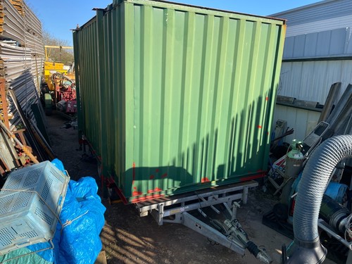 SHIPPING CONTAINER STEEL SECURE SHED STORAGE CABIN WELFARE SITE UNIT ...