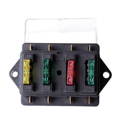12V 24V Auto Car Power Distribution Blade Fuse Holder Box Block Panel ...