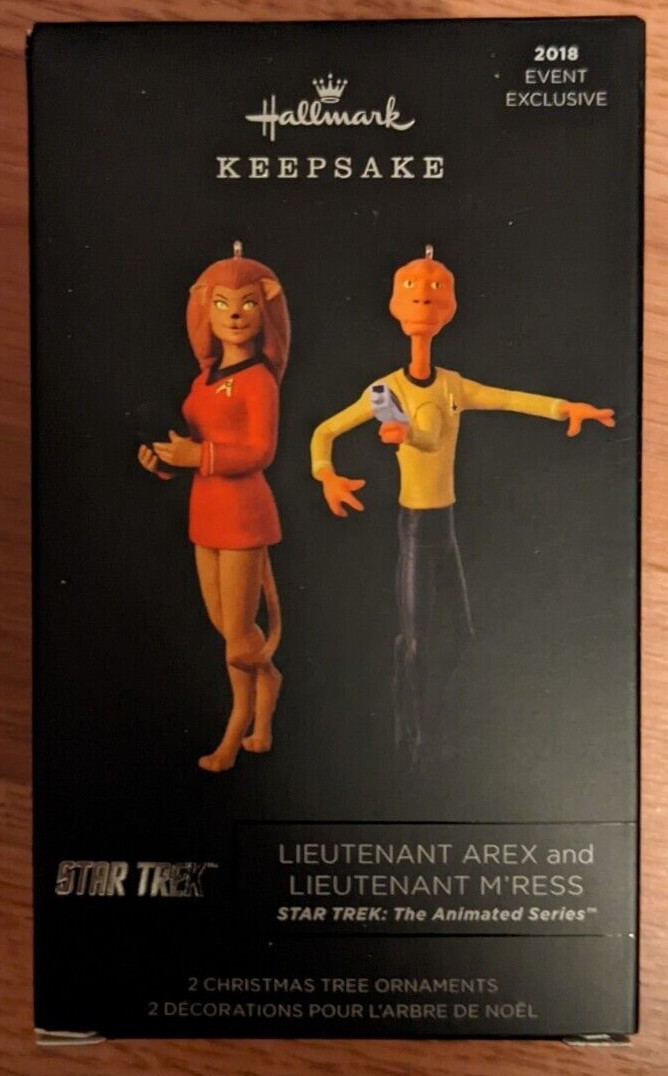 2018 SDCC HALLMARK ORNAMENT KEEPSAKE LIEUTENANT AREX M'RESS STAR TREK ...