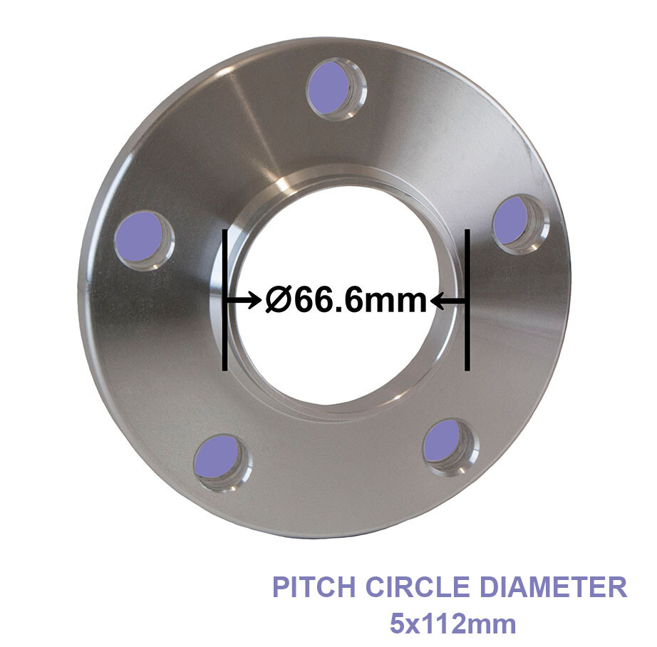 Precision Wheel Spacers Hubcentric 15mm & Bolts For Audi A6 C7/C8 - 2 ...