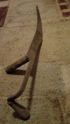 Antique Farm Hay Knife Wood Handle Straw Knife Saw Cutter Tool ...