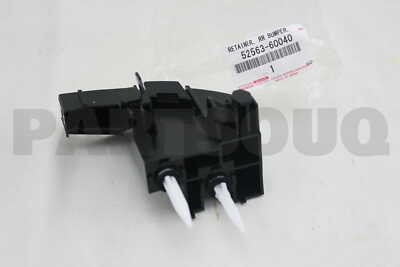 5256360040 Genuine Toyota RETAINER, REAR BUMPER, UPPER LH 52563-60040 ...