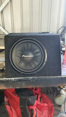 Pioneer 1400w 12" Champion Series Sub with ported box | eBay Australia