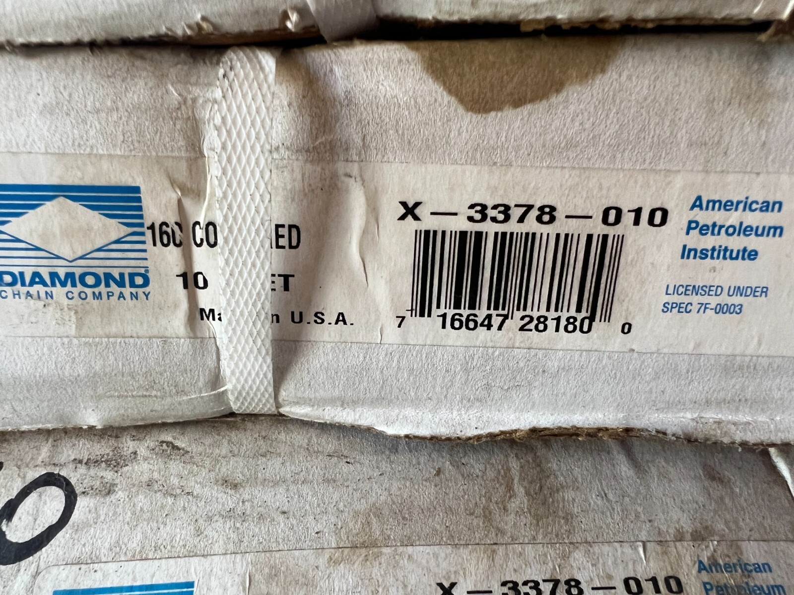 Diamond X-3378-010 160 Cottered 10FT | eBay