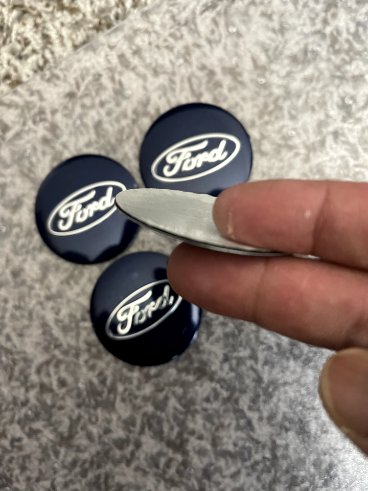 4pcs 56.5mm Ford Car Wheel Center Hub Cap Badge Emblem Sticker Blue | eBay