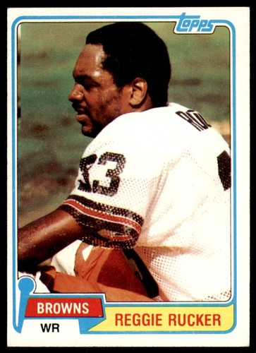 1981 *TOPPS REGGIE RUCKER CLEVELAND BROWNS #9 | eBay