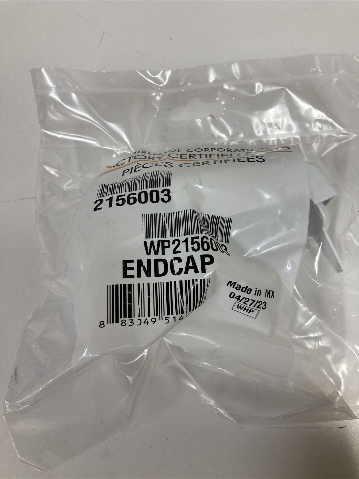 New Genuine OEM Whirlpool Shelf Retainer Bar Support WP2156003 | eBay