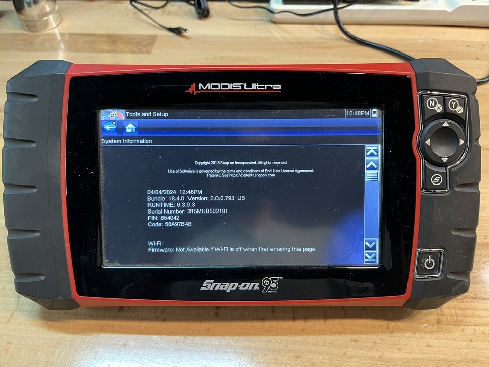 Snap On - Modis Ultra 95th Anniversary Scanner- EEMS328 - USA, Asian ...