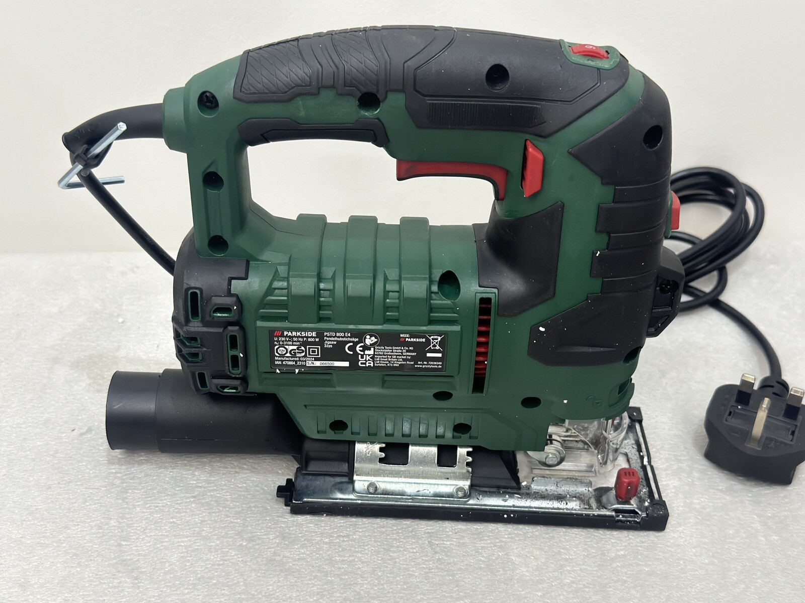 Parkside 800W Electric Jigsaw + Accessories - PSTD 800 E4 | eBay UK