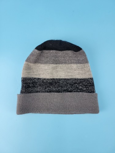 Croft & Barrow Womens One Size Beanie Hat Black Gray Silver | eBay