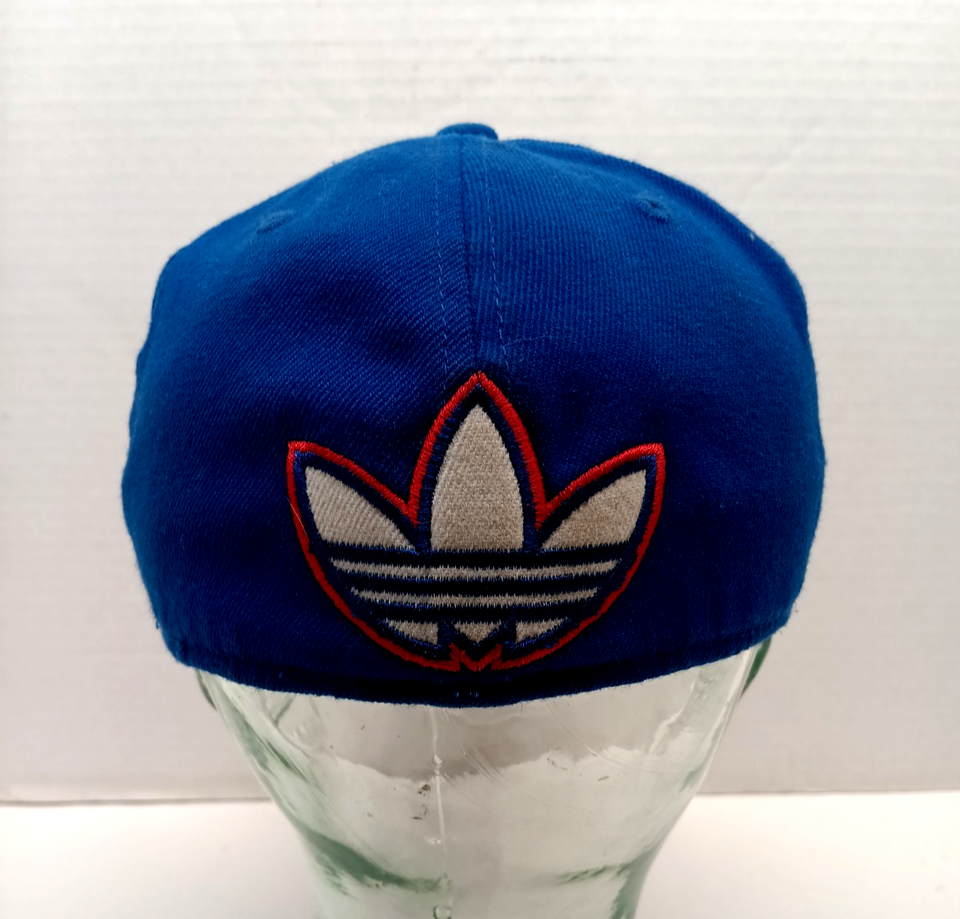 Adidas KU University Of Kansas Jayhawks SEWN Fitmax 70 SZ L/XL Hat Cap ...