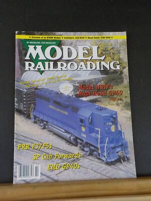 Model Railroading 2001 October PRR F3 / F5s SP Cab forward EMD GP40s N ...