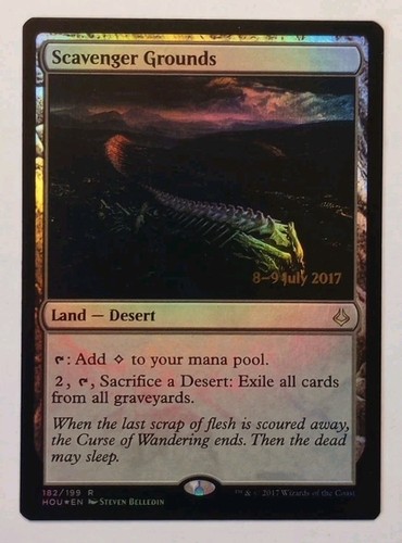 MTG -Scavenger Grounds - Hour of Devastation 182/199 - Prerelease Foil ...