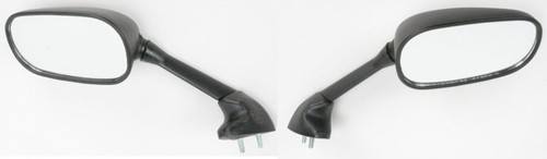 Emgo Left & Right Side View Black Rectangle Mirror 20-80502 20-80502 ...