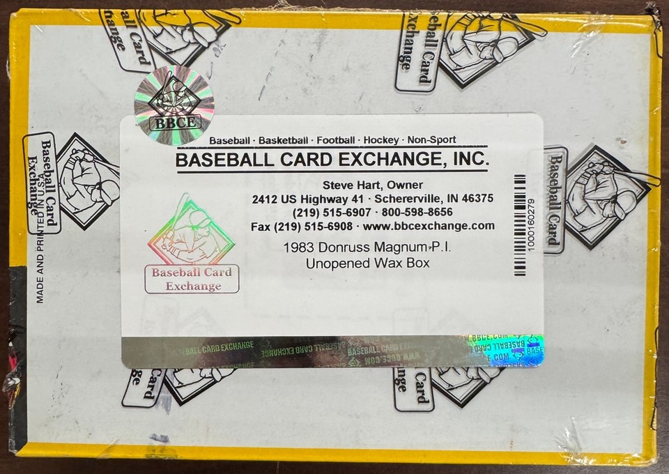 1983 Donruss Magnum P.I. Wax Box BBCE Wrapped & Sealed | eBay