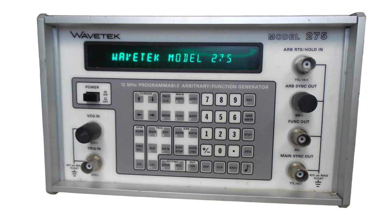 Wavetek Model 275 Programmable Arbitrary Function Generator - Free ...
