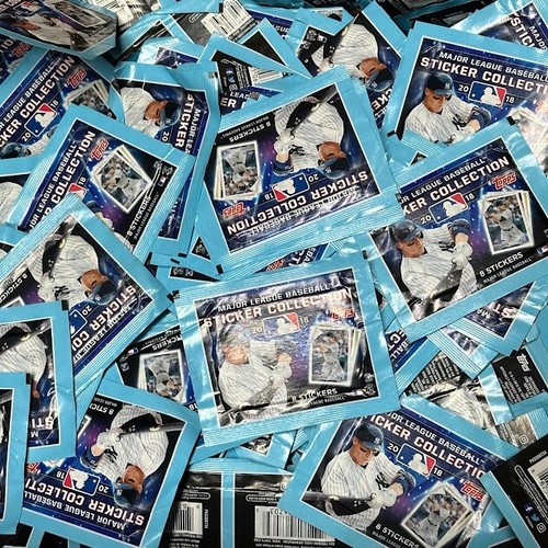 50x Topps Major League Baseball Sticker collection 2018 Packs RARE! | eBay
