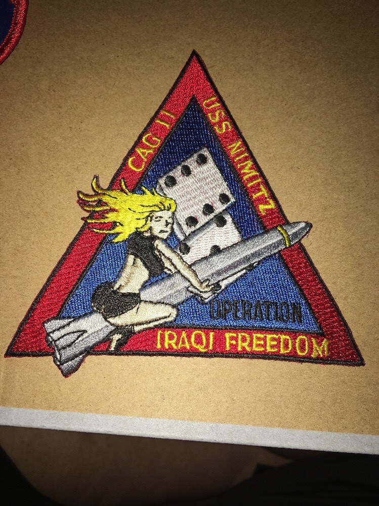 CAG 11 USS Nimitz Operation Iraqi Freedom US Military triangle military ...