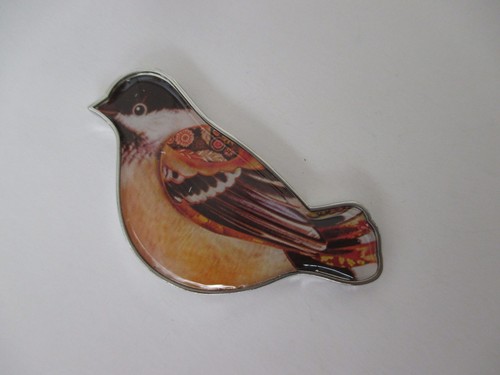 W3 1x Live each day with joy HARVEST BLESSINGS BIRD pocket token charm ...