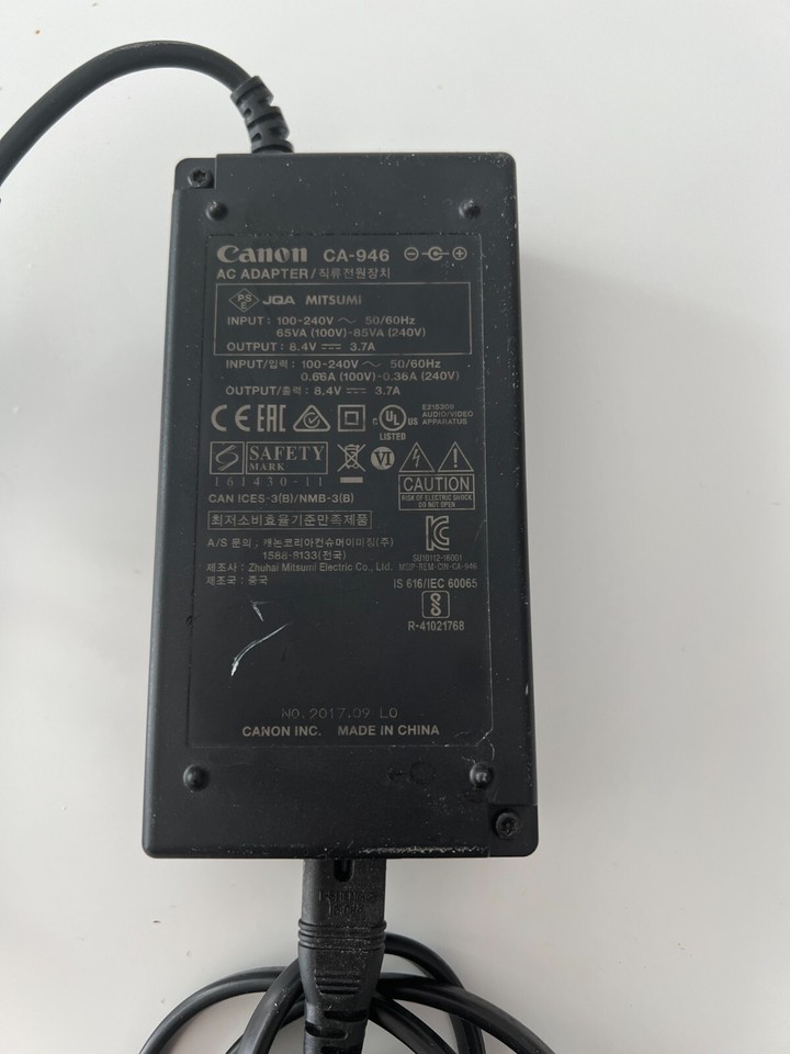 Canon CA-946 Compact Power Adapter | eBay