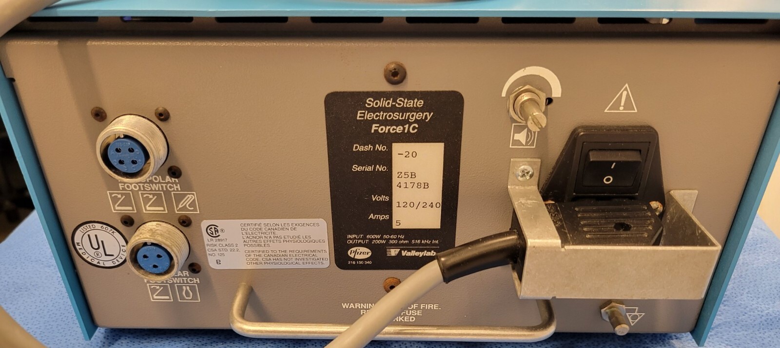 ValleyLab Force 1C ESU Electrosurgical Generator *REFURBISHED* | eBay
