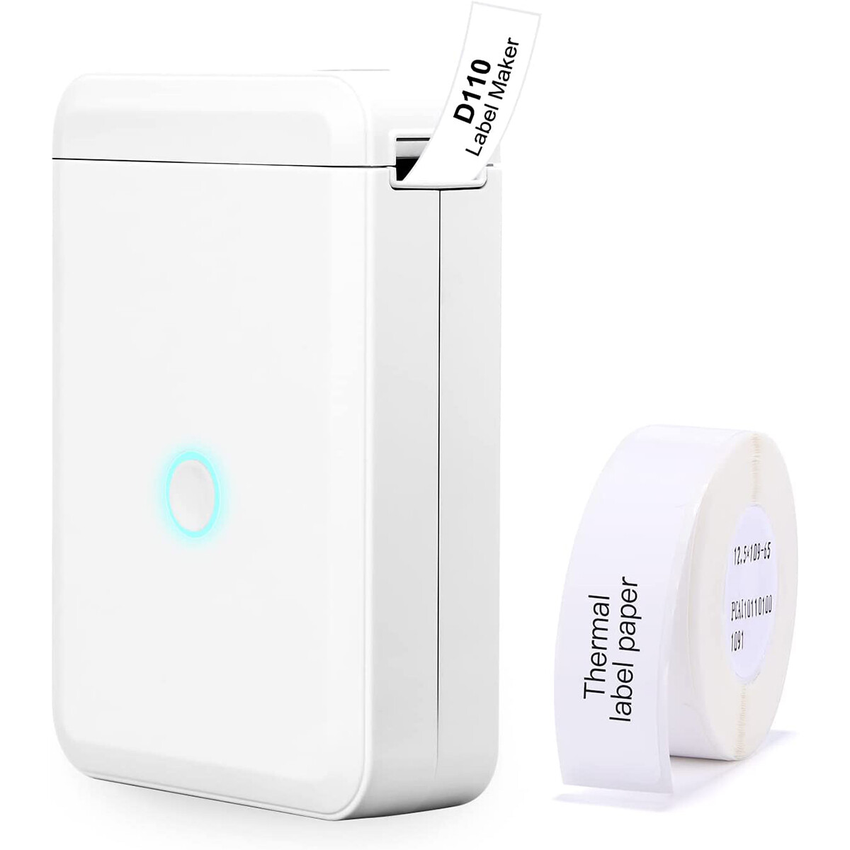 Label Printer w/ Tape D110 Thermal charge Label Maker USB Bluetooth ...