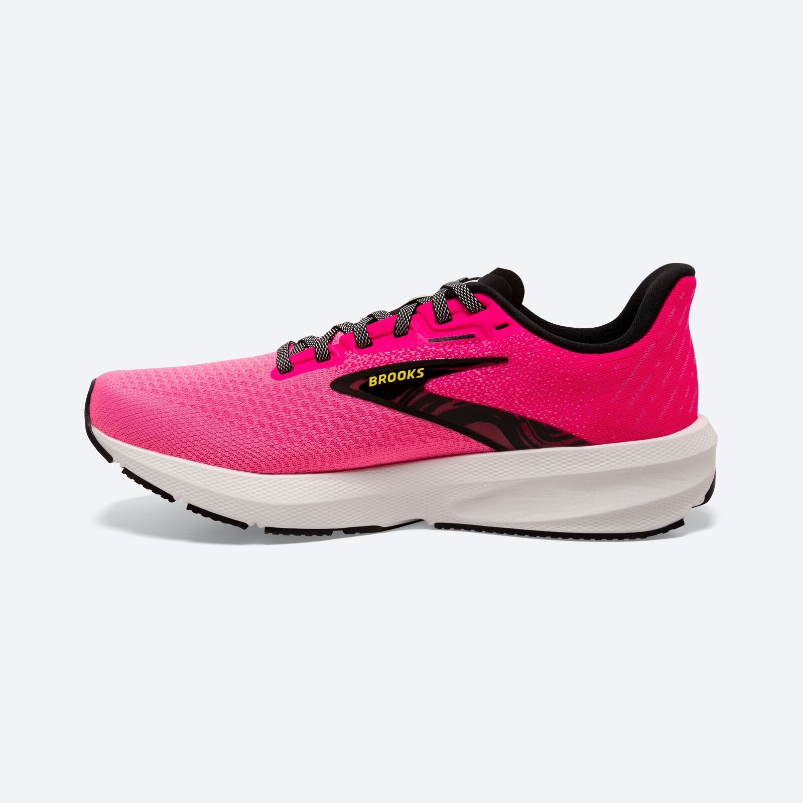 Women Brooks Launch 10 Running Shoes Size 7.5 Pink Black White 120398 ...