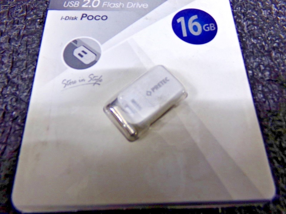 2PK Pretec 16GB Flashdrive USB 2.0, i-Disk Paco (RC) | eBay
