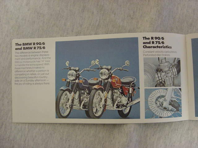 Vintage BMW motorcycle Brochure R90S,R90/6,R75/6,R60/6 1975 ? | eBay