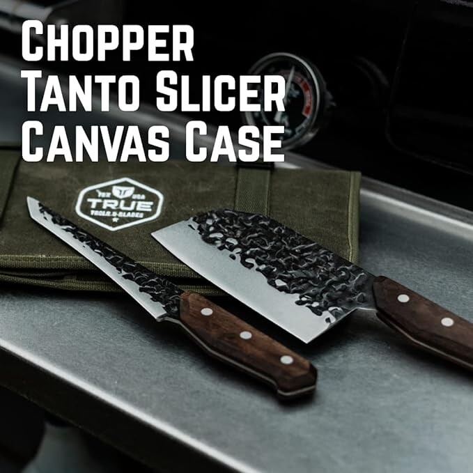 TRUE Primal Forge Knife Kit With Carrying Case | Butcher Knife Kit | eBay