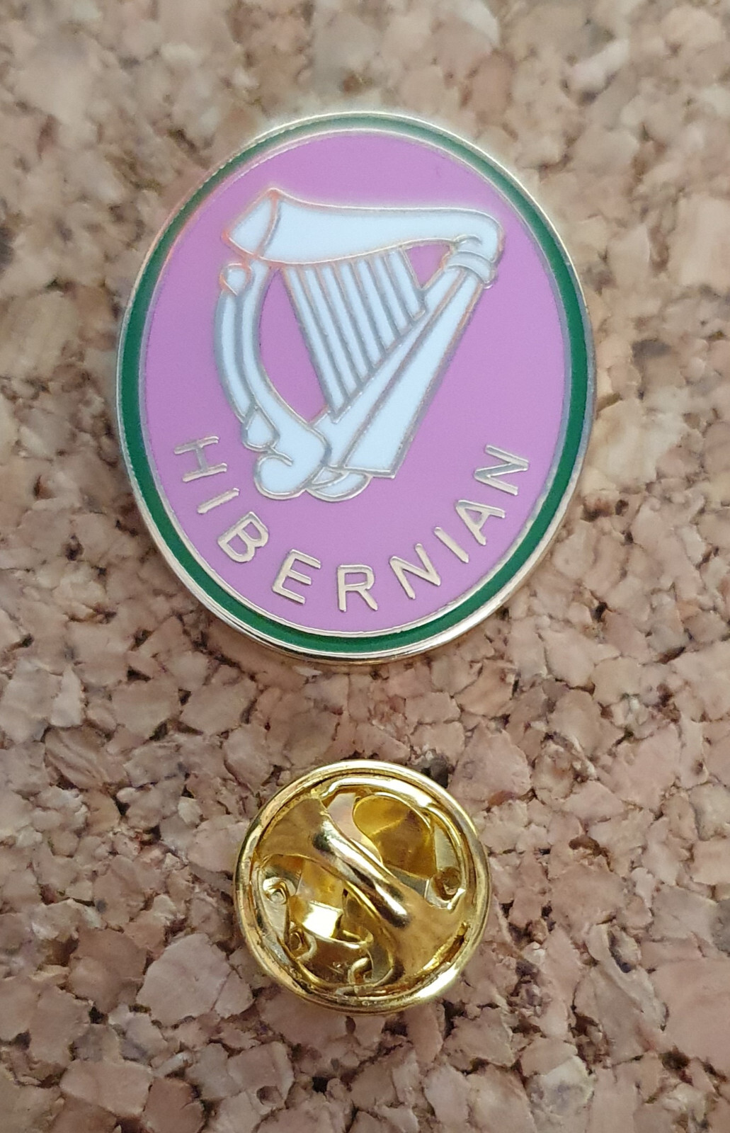 HIBERNIAN BADGE PINK | eBay UK