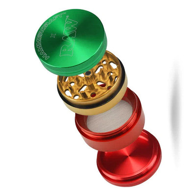 Raw Rasta X Hammer Craft Aluminum 4-Piece Grinder 2.2 Inch Diameter. | eBay