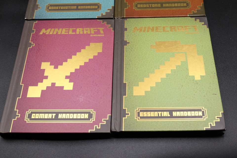 Minecraft Complete Set of 4 Handbooks Collection Book Set | eBay