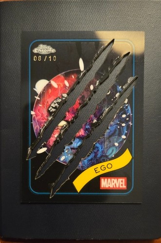 2025 Topps Chrome Marvel EGO 6/10 Clawed Black Refractor SSP 🔥 ⚫️ | eBay