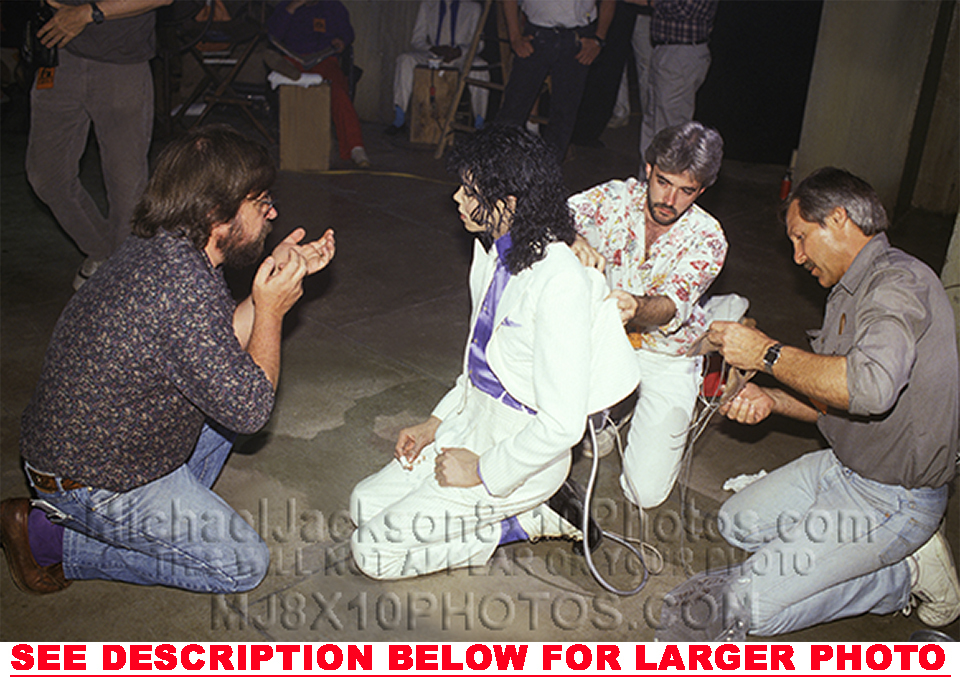 MICHAEL JACKSON ROCKET MAN BACKSTAGE 1xRARE8x10 PHOTO | eBay