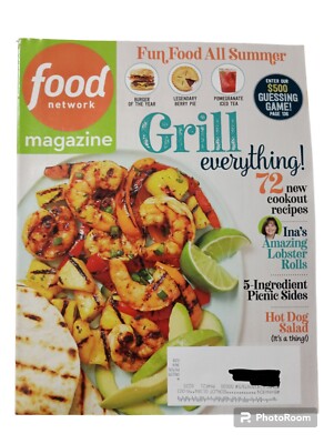 Food Network Magazine June 2019 Lobster Rolls Hot Dog Salad Grill ...