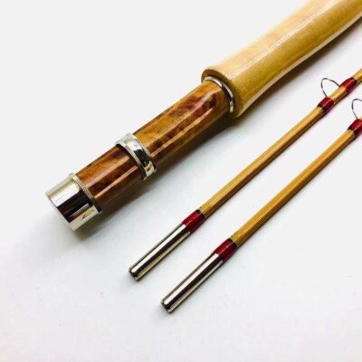 Handmade Bamboo Fly Rod 7'6"~5 wt/2 Section~2 Tip/Fly Fishing Rods | eBay