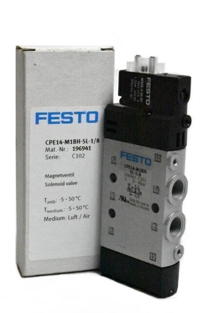 Festo CPE14-M1BH-5L-1/8 Solenoid Valve for sale online | eBay