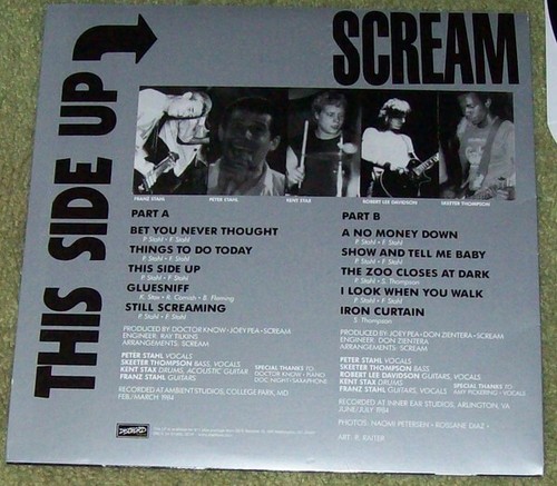 Scream ‎ - This Side Up - LP - Avec insert et MP3 - 2010 - Dischord ...