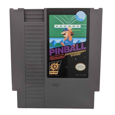 Pinball NES Loose Nintendo Entertainment System 1985 Action Series ...