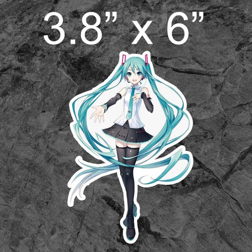 Hatsune Miku Sticker Anime Girl Sticker Vocaloid Sticker Car Bumper ...