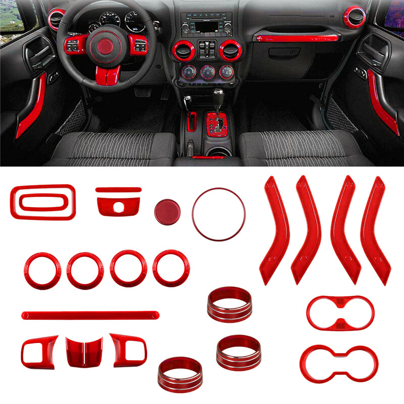 Jeep Wrangler Interior Trim Kit Red 4 Door | Cabinets Matttroy