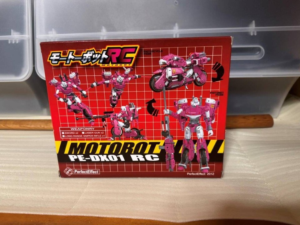 Perfect Effect PE-DX01 Motobot RC Pink Transformer Figure New :JPN ...