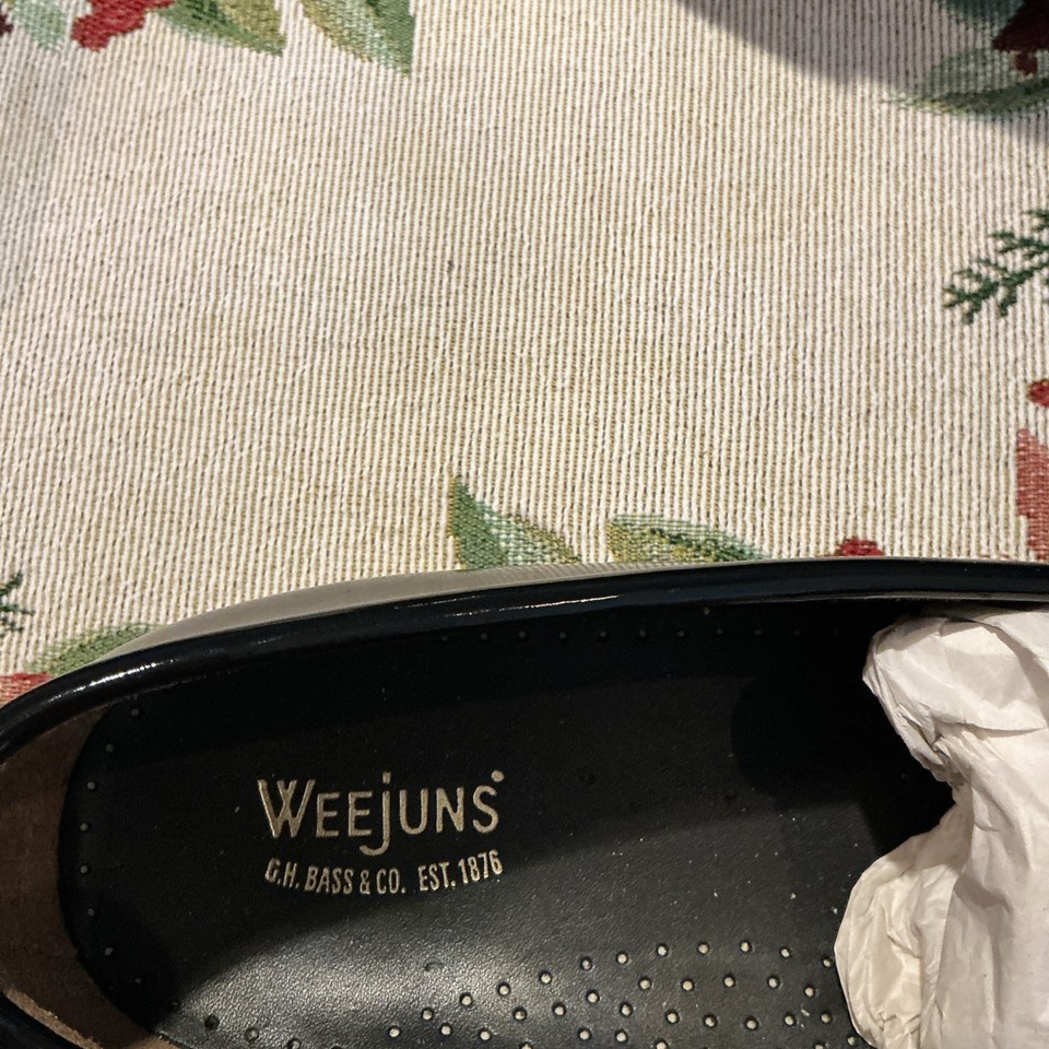 GH BASS WEEJUNS loafers 11 M US MENS LEATHER & WOOL PLAID | eBay