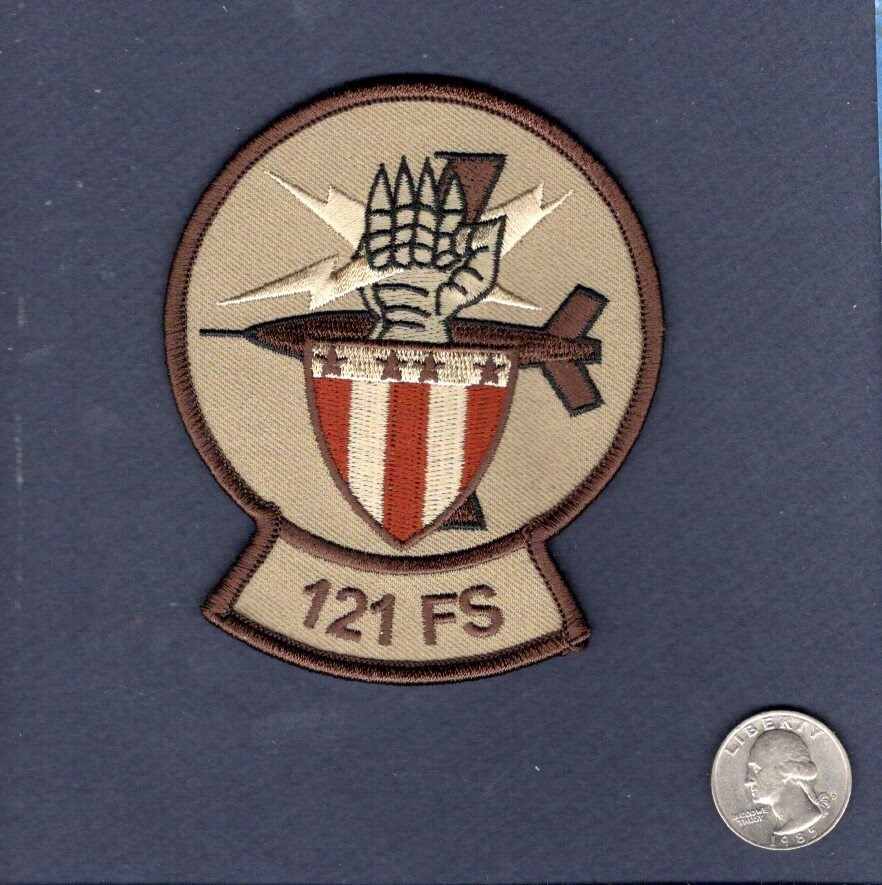 121st FS CAPITAL GUARDIANS USAF DC ANG F-16 Falcon Squadron Retro ...