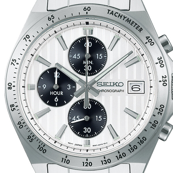 SEIKO SBTR039 Wrist watch SELECTION S series Chronograph Quartz Silver ...