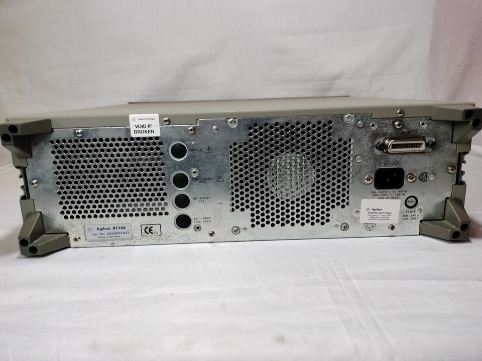 HP Agilent 8114A High Power Pulse Generator 100V / 2A S/N:DE38601627 | eBay